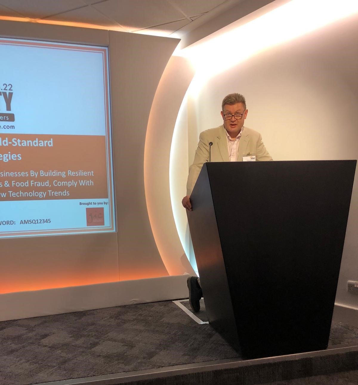 Alex Guest, Dalziel Ingredients Group Technical Manager on Chair Panel ...